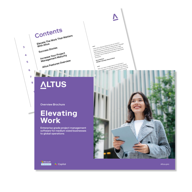 Altus | AI-driven Project Portfolio Management Software – Elevating Work